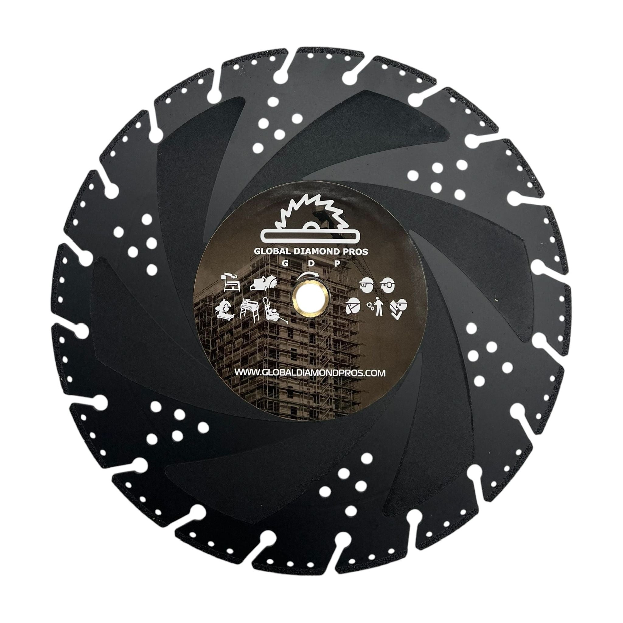 14” Anycut Diamond Blade Solid Steel Saw Blade for Fire Rescue Steel D ...