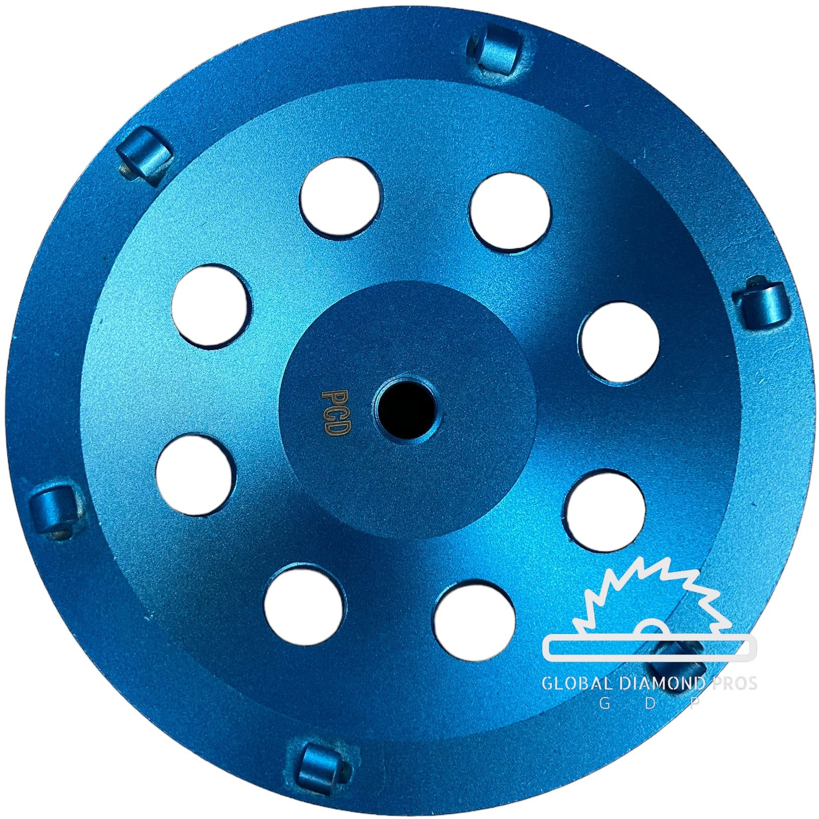 7” Premium PCD Diamond Grinding Cup Wheel 5/8”-11 Threaded Arbor ...