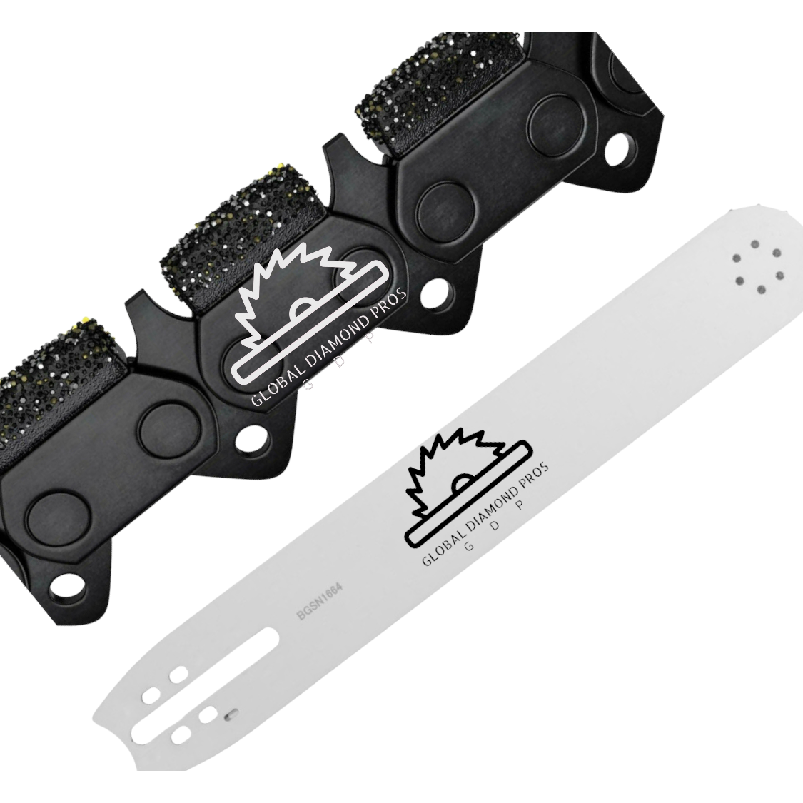 16" Utility Pipe Chain & Guide Bar for Stihl GS461 Rockboss Ductile Ir ...